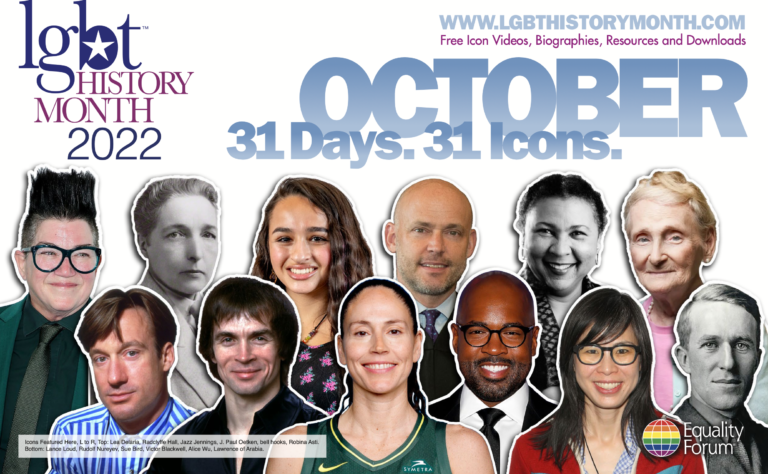 10 Icons You Should Know This LGBT History Month - Channel Kindness