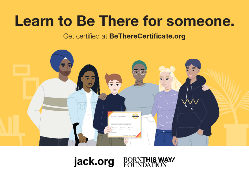 Announcing the Be There Certificate! - Channel Kindness